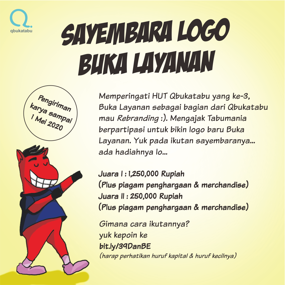 Sayembara Logo Buka Layanan – qbukatabu.org